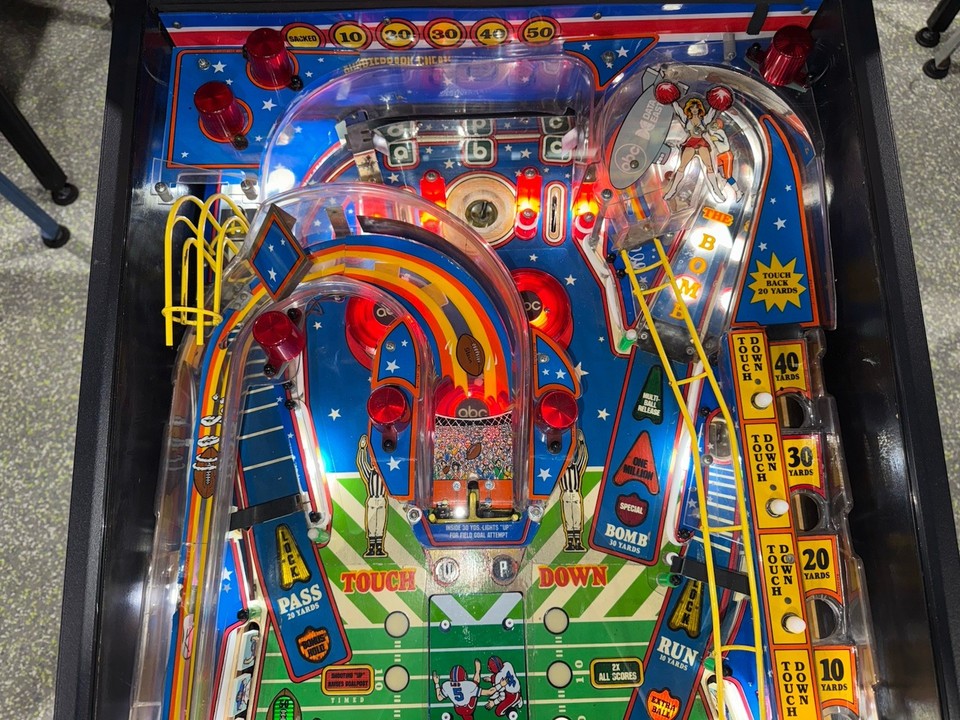 Monday Night Football ABC Pinball Machine Data East 1989 Orange County ...
