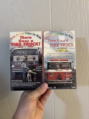 There Goes A Fire Truck VHS LOT OF 2 RARE NONE ONLINE SEALED Fireman ...