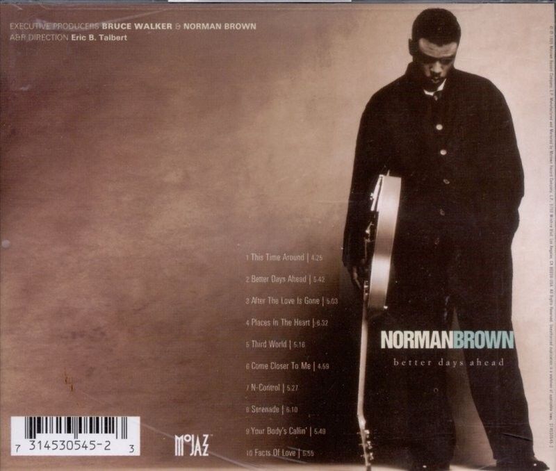 Norman Brown Better Days Ahead Audio CD LIKE NEW | eBay