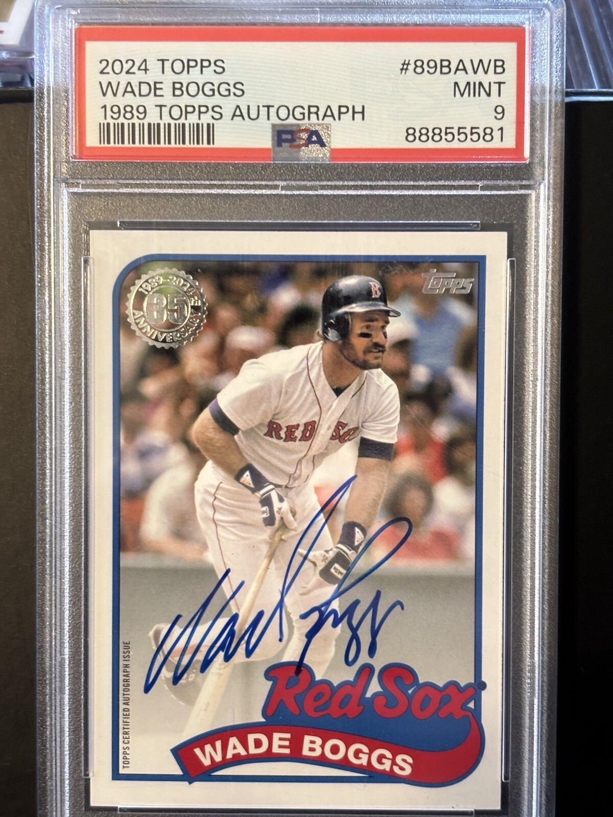Wade Boggs Topps Autograph PSA 9 | eBay