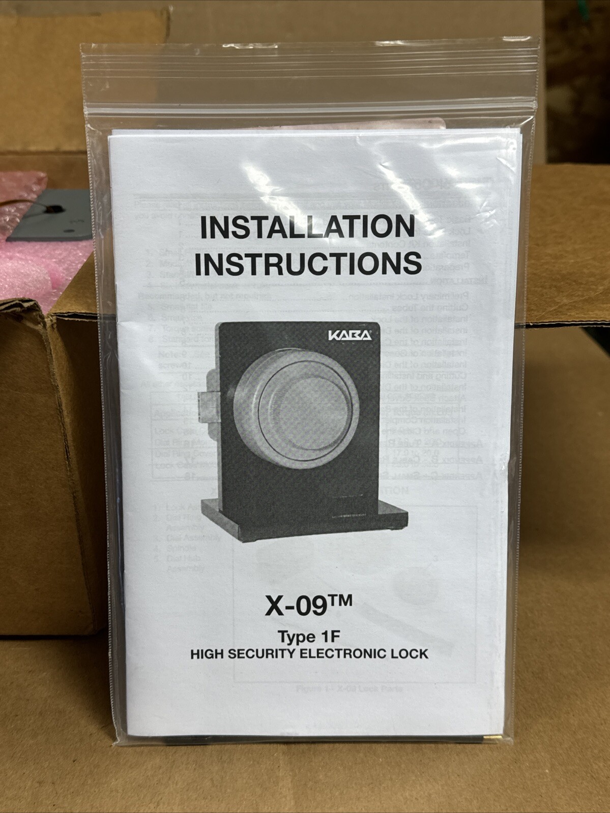 NEW KABA MAS 511032 CDX-09 #3 STRIKE TYPE 1F High Security Electronic ...