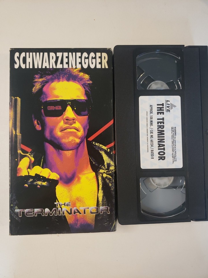 The Terminator, 1984 (VHS, 1995) Arnold Schwarzenegger, Linda Hamilton ...