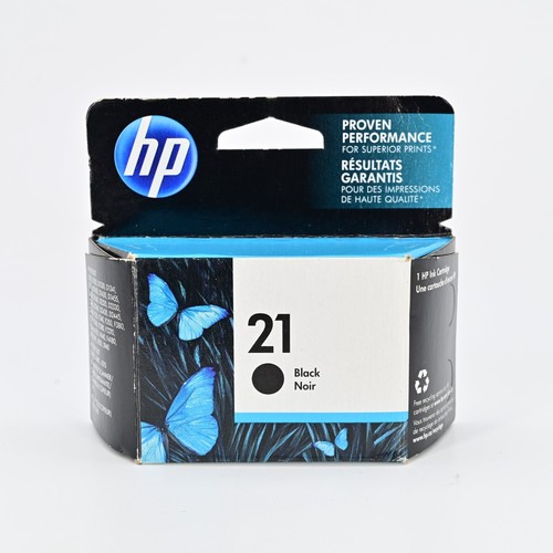 HP C9351AN Black Ink Cartridge Genuine OEM Sealed New # 21 Best By: 3/ ...