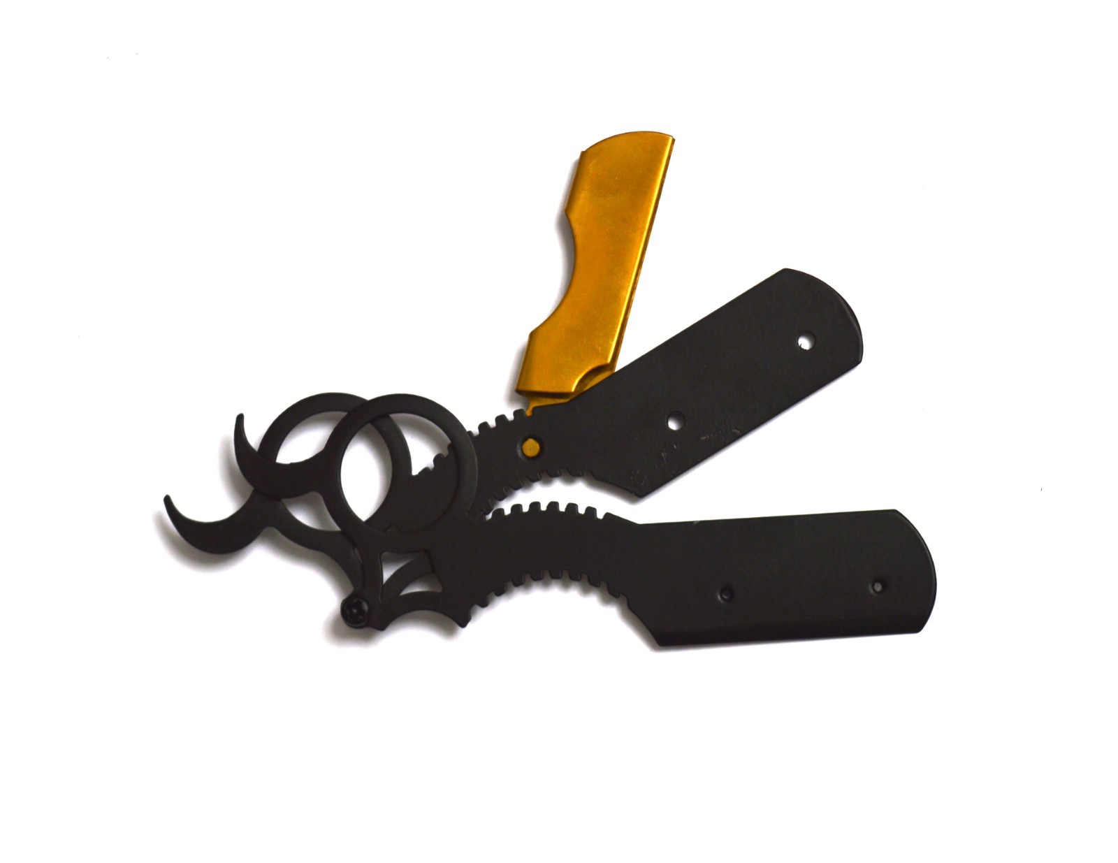 SHARPEND BARBER RAZOR SHAVING BEARD BUNDLE SALON HAIRDRESSING SCISSORS ...