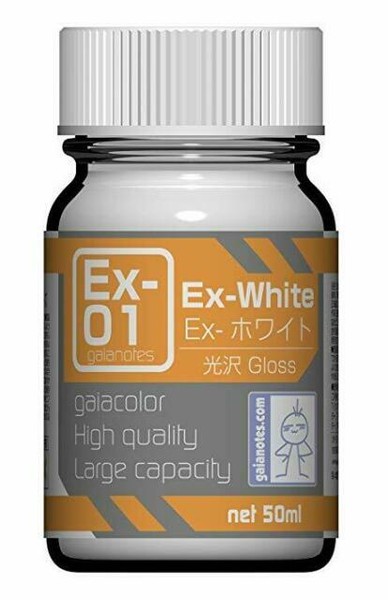 Gaia Color Ex-01 White Gundam Paint 50ml for sale online | eBay