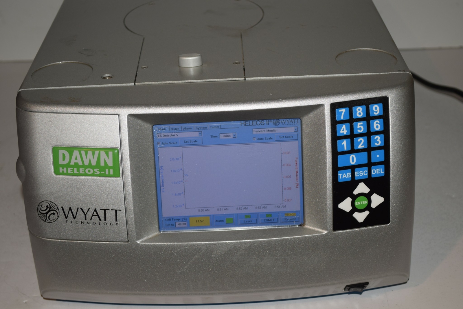 WYATT DAWN HELEOS-II MULTI ANGLE LIGHT SCATTERING DETECTOR WH2-07 (GW1 ...