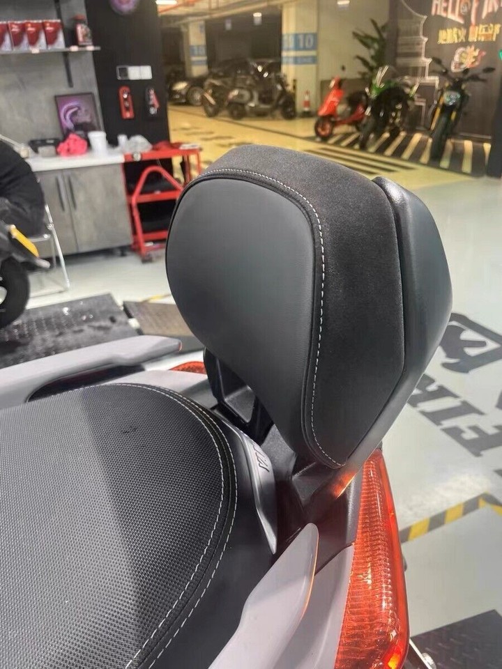 Passenger Rear Seat Backrest Cushion Back Rest Pad For YAMAHA XMAX 300 ...