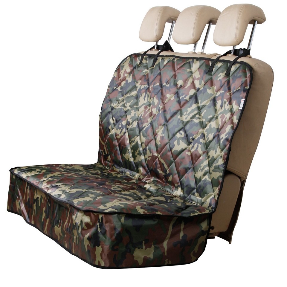 FOR VAUXHALL MOKKA - Green Camouflage Quilted Pet Cat Dog Rear Seat ...