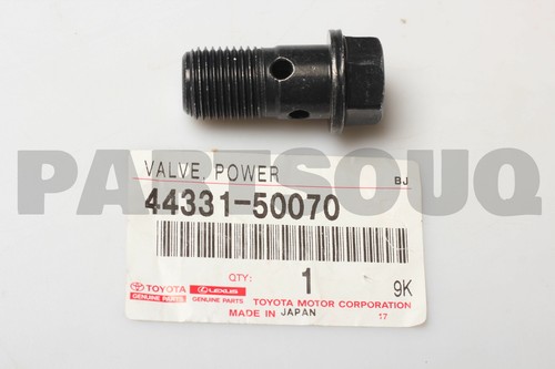 4433150070 Genuine Toyota BOLT, UNION(FOR PRESSURE FEED HOSE) 44331 ...