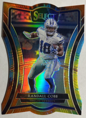 2019 Panini Select Randall Cobb #123 Die-Cut Tie-Dye 23/25 Dallas ...
