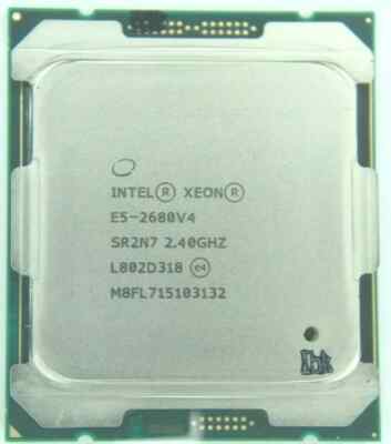 Intel Xeon E5-2680V4 CPU 14 Core 28 Threads LGA 2011-3 E5-2680 V4 SR2N7 ...