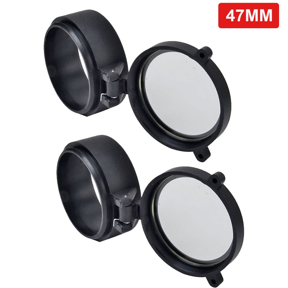 2Pcs Dustproof Quick Flip Spring Up Open Cap Clear Scope Lens Cover | eBay