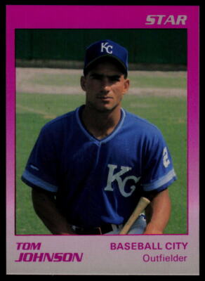 1989 Star Tom Johnson Baseball City Royals | eBay