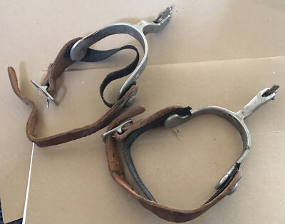 Vintage Antique Pair of Western Cowboy Spurs Marked Japan | eBay
