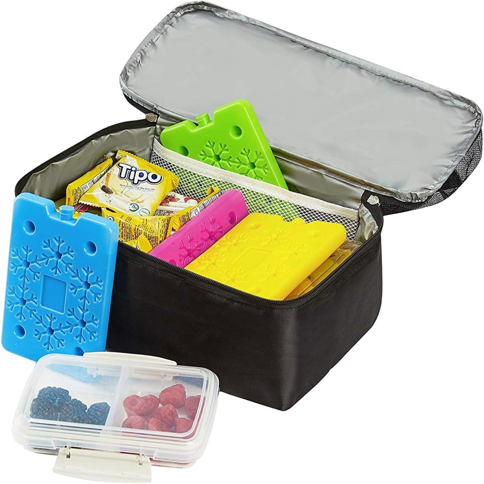 Reusable Ice Packs for Lunch Boxes and Coolers, 4 Pack Slim ...