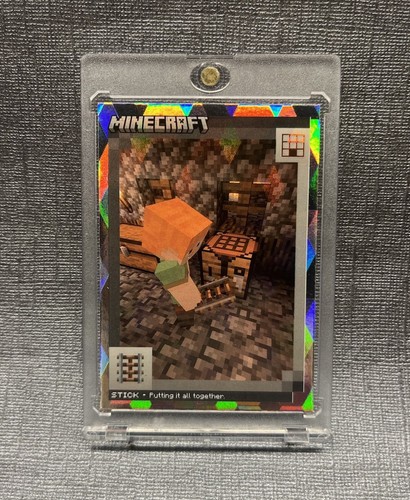 2024 Panini Minecraft Stick Cubic Foil Parallel Crafting Achievements ...