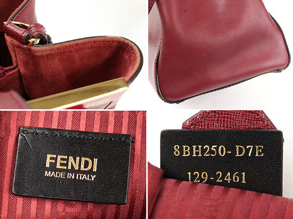 ○Fendi Toujours 2Way Handbag Shoulder Bag 8Bh250-D7E Red 93952 | eBay