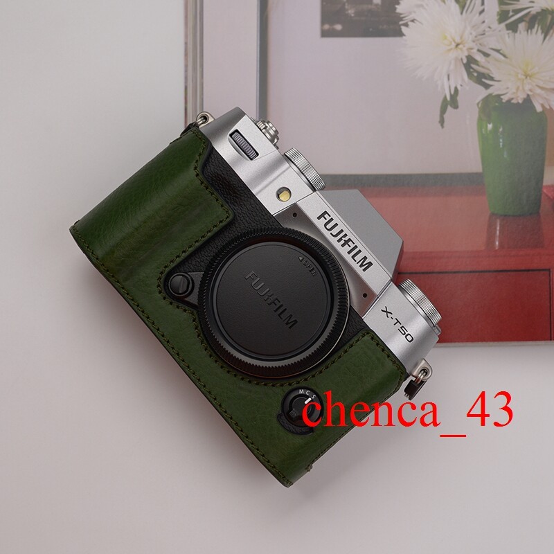 Handmade Camera Half Case For Fujifilm XT50 X-T50 Retro Insert Leather VR Case | eBay