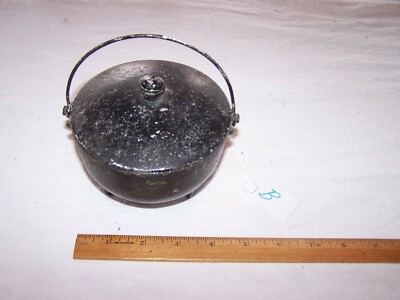 Vintage Cast Aluminum MINI BEAN POT w Lid SERVICE IDEAS INC Minneapolis ...