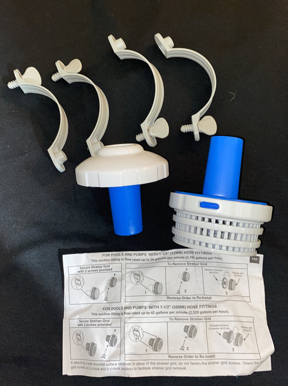 Intex Pool Wall Stainer Kit Skinner With Plastic Brackets | eBay