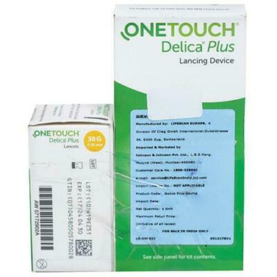 One Touch Delica Plus Lancing Device 25 Sterile Lancets - Free Ship | eBay