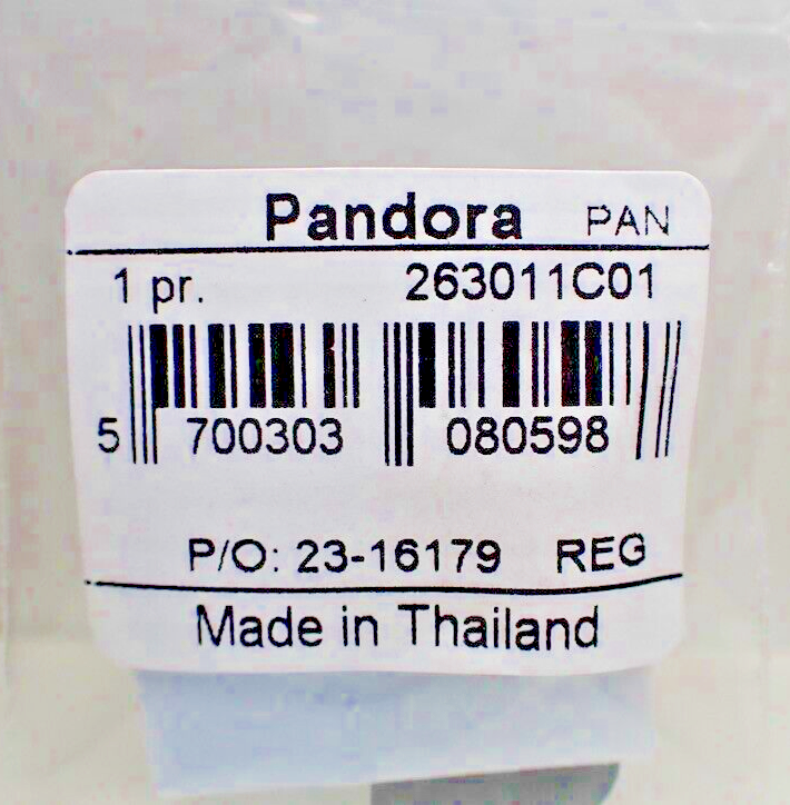 Authentic Pandora #263011C01 Sparkling Stones Drop Earrings Shine ...