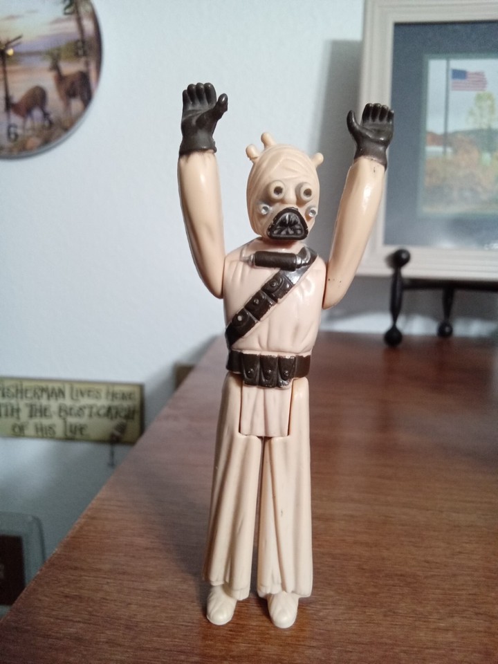 Vintage Star Wars 1977 Tusken Raider Figure Only RARE HOLLOW CHEEK ...