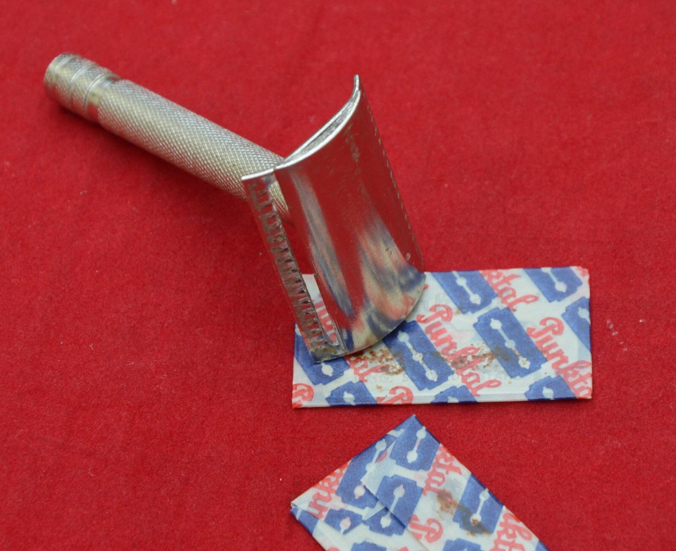 GERMAN WW2 WEHRMACHT SOLDIER METAL SAFETY RAZOR + razor blades SET | eBay