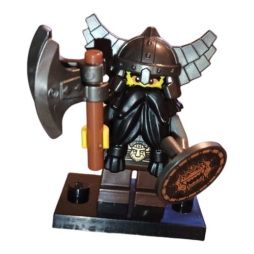 Lego minifigure Series 5 Evil Dwarf 8805 complete with shield and axe ...
