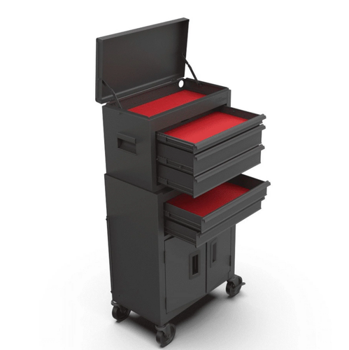 20-Inch Steel Tool Chest Heavy Duty Powder Coated Finish 400 lbs ...