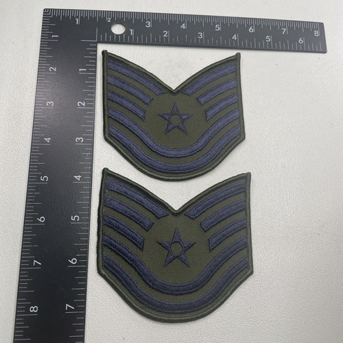 2 Patches USAF Air Force Rank Subdued Patch Lot B008 | eBay