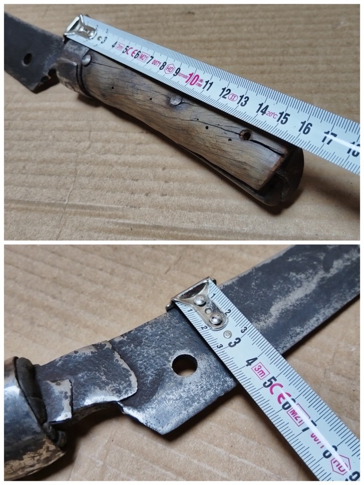 VINTAGE ANTIQUE HAND FORGED KNIFE AGRICULTURAL KNIFE FOR CUTTING HAY ...