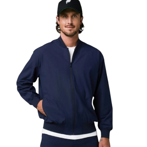 Fabletics Bomber Jacket Coat Rain Resistant Mens The Don Size Small ...