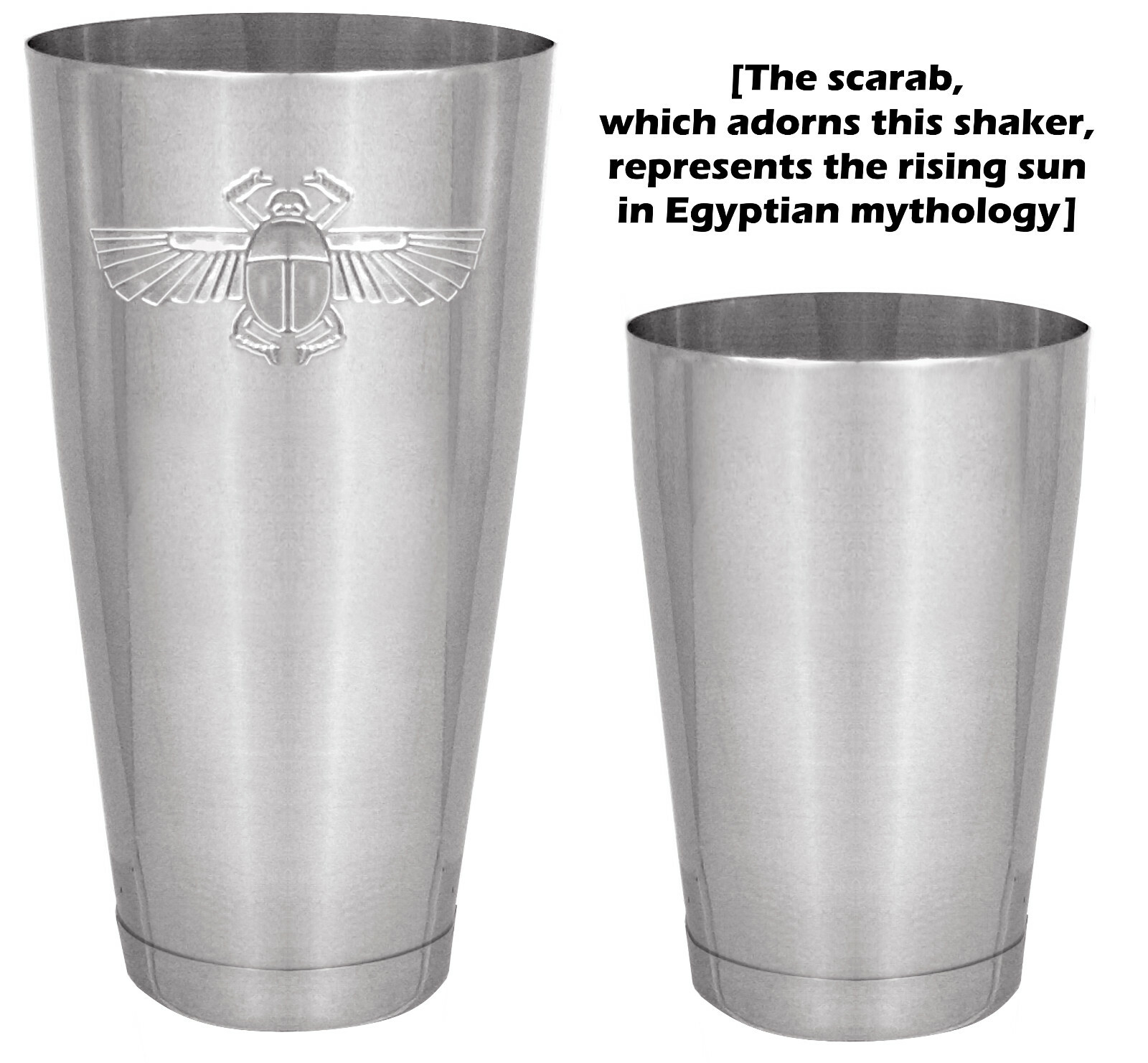 Professional, Stainless Steel, Boston Style Cocktail Shakers, 2 piece ...