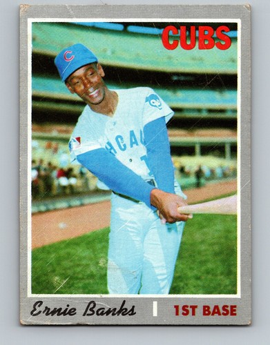 1970 Topps #630 Ernie Banks LOW GRADE (MK reverse) High # Baseball Card ...