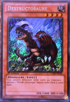 carte YU-GI-OH LCJW-FR158 Destructosaure (Destroyersaurus) - Secret ...