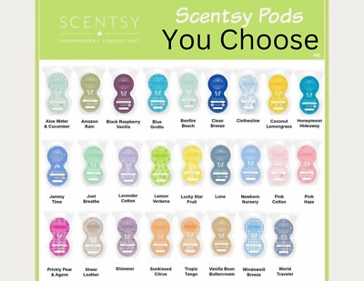 Scentsy Pods Twin PAK scented pod for Diffuser *NEW* PICK your SCENT | eBay