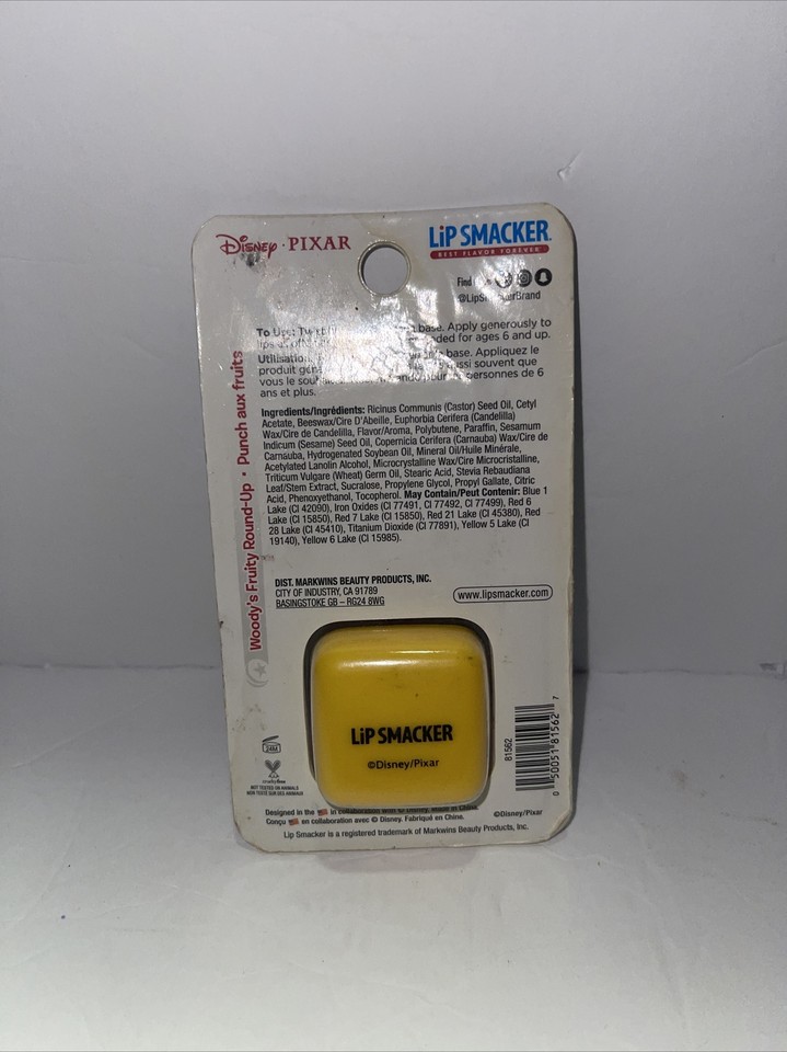 NWT Disney Pixar Lip Smacker Cube Balm Keychain Sheriff Woody | eBay