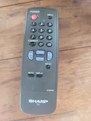 Sharp TV Remote Control G1324SA Not Tested No Battery Cover | eBay