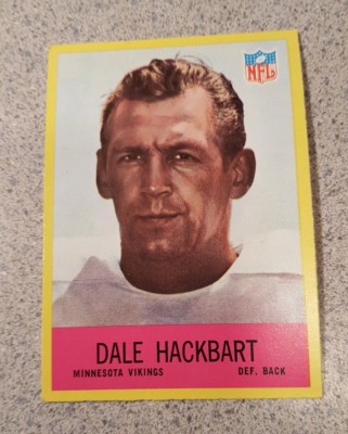 1967 Philadelphia Football Dale Hackbart (R) #102 | eBay