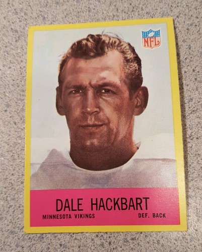 1967 Philadelphia Football Dale Hackbart (R) #102 | eBay