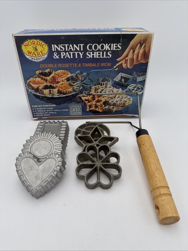 Vintage NORDIC WARE Instant Cookies and Patty Shells Double Rosette ...