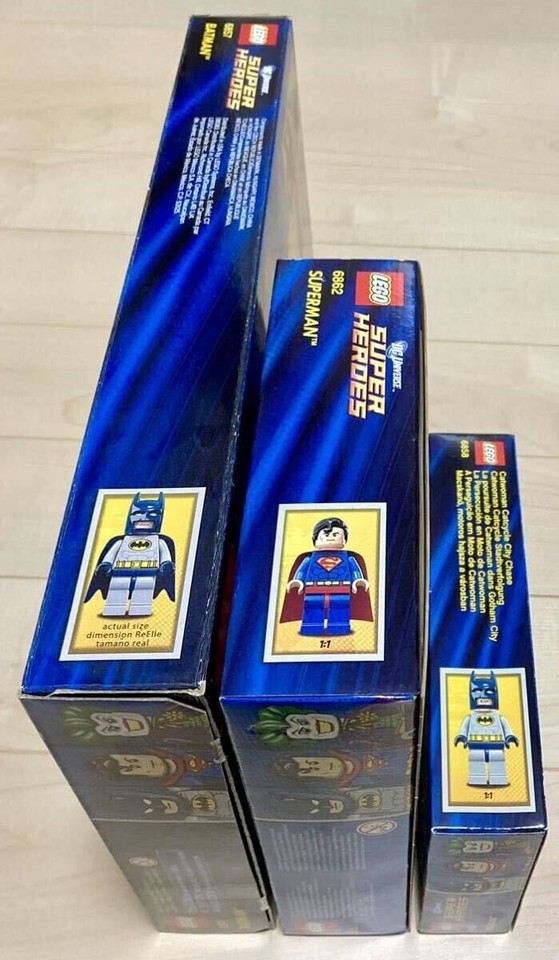 Lego DC Universe Super Heroes 6857 6858 6862 Set of 3 Building Kits | eBay