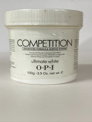 OPI Competition Acrylic stystem Powder Ultimate White 3.5 oz | eBay