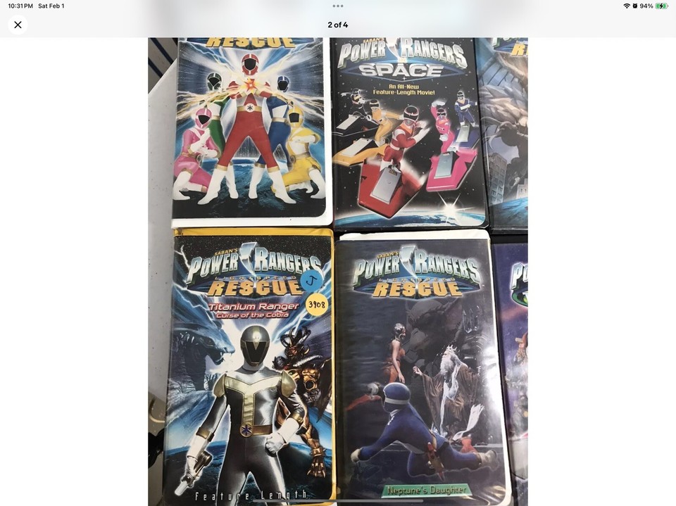 Power Rangers Vhs Lot Of 9. 786936237412| eBay