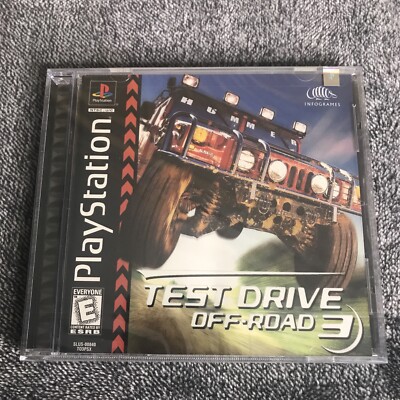 Test Drive Off-Road 3 Sony PlayStation 1 PS1 SEALED With Hang Tab NEW ...