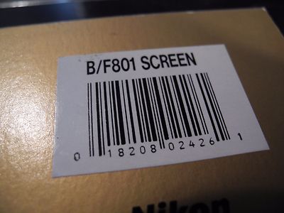 NIKON F-801s N8008s FOCUS B SCREEN IN BOX COMPLETE!!!!!!! | eBay