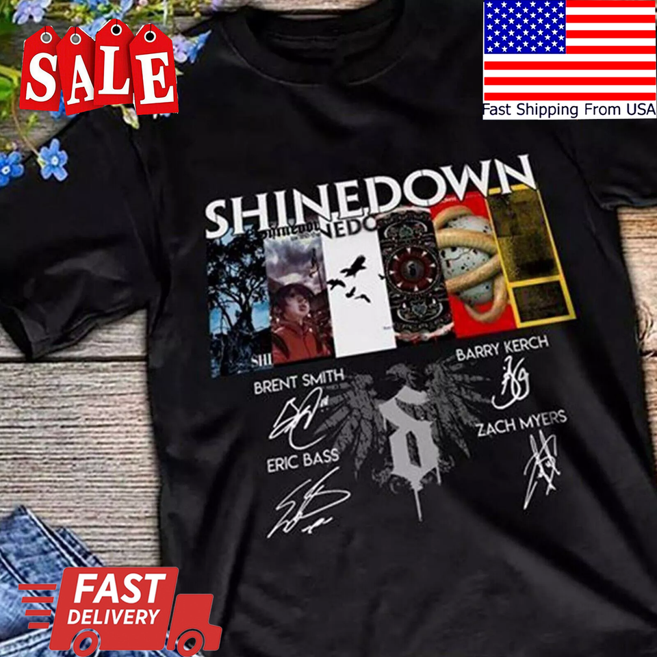 New Rare Shinedown Band Gift For Fans Black S-5XL T-Shirt Men Women | eBay