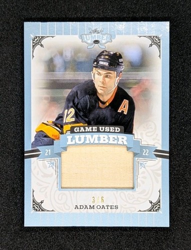 Adam Oates Game Used Stick Card! Number 3/6! | eBay