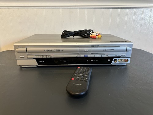 Funai SV2000 WV20V6 VHS/DVD Recorder Combo Player Remote Cables Tested ...